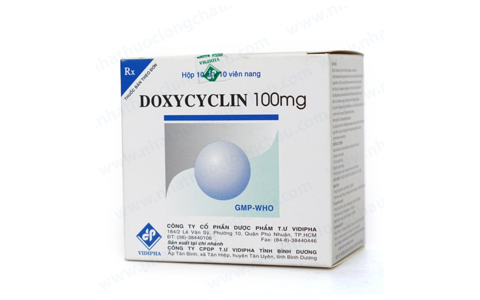 Thuốc Doxycyclin 100mg Trị Nhiễm Khuẩn Nhà Thuốc 5g